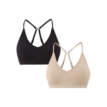 No Boundaries Women's Triangle Floral Lace Bralette - Walmart.com