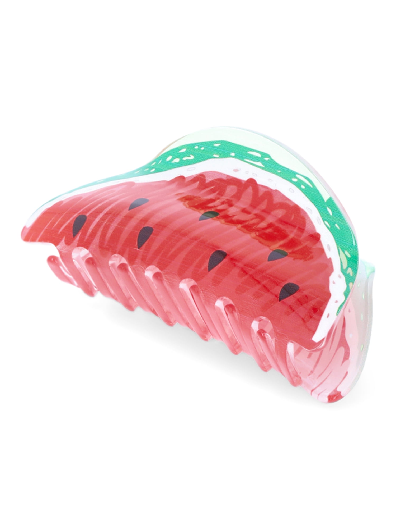 No Boundaries Watermelon Hair Claw Clip, Red Acrylic Scrabble ...