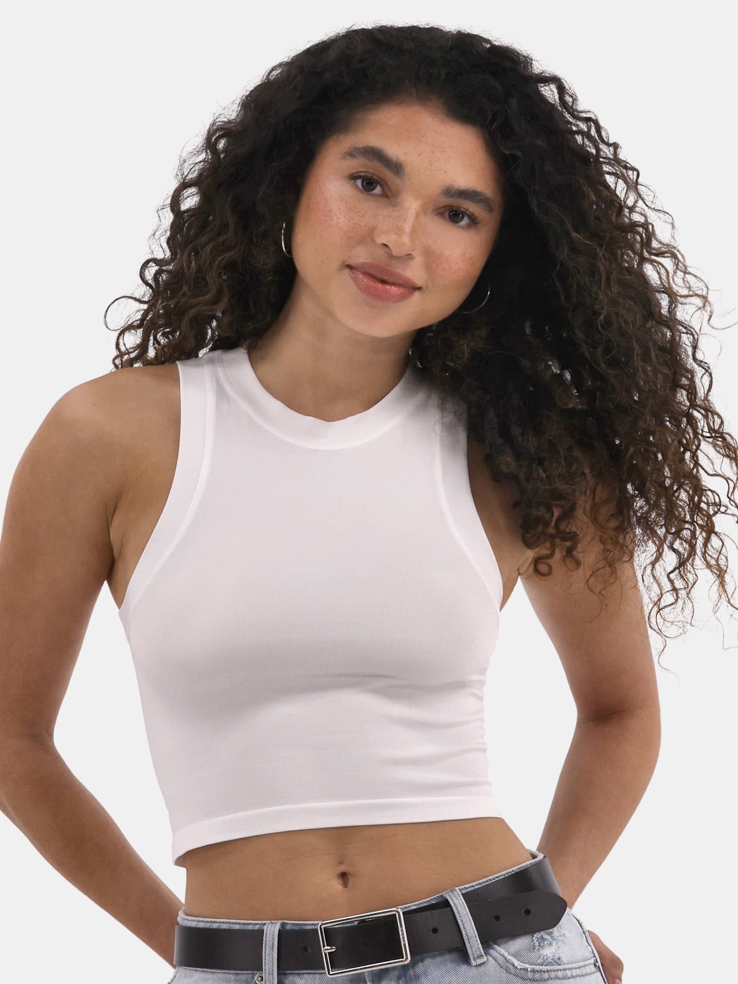 No Boundaries Seamless Tank Top, Women's - Walmart.com