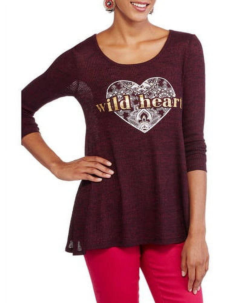 No Boundaries Sharkbite Graphic Top - Walmart.com