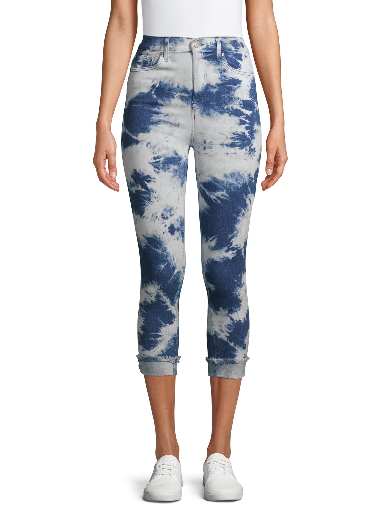 No Boundaries Skinny Fit High Rise Cropped Capri (Juniors), 1 Count, 1 ...