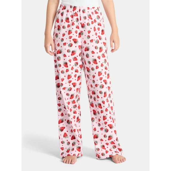 No Boundaries Sleepwear Cotton Boxer Pants, 31'' Inseam, Women’s ...