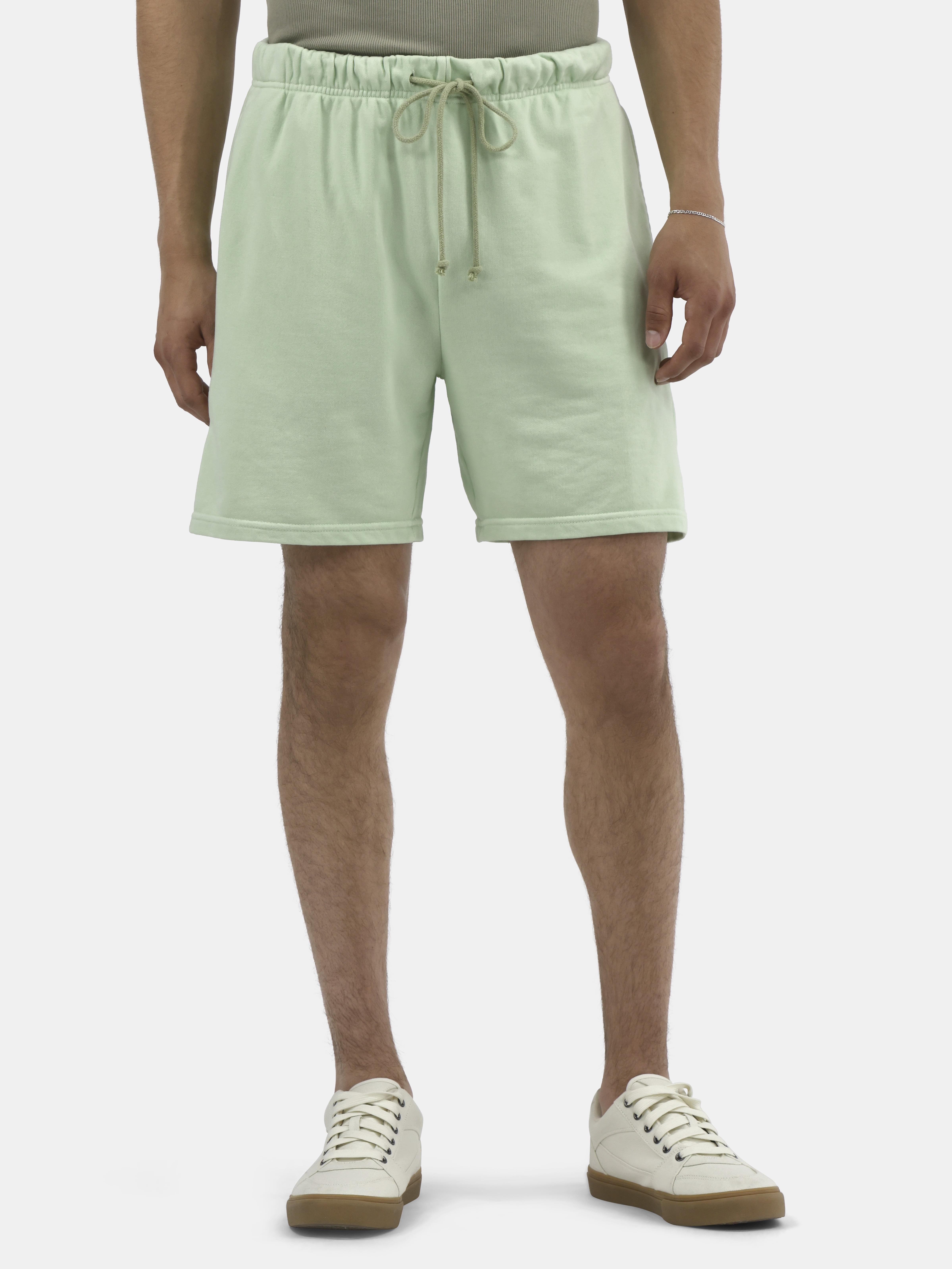 No Boundaries Soft Fleece Jogger Shorts, 6" Inseam, Men's and Big Men's ...