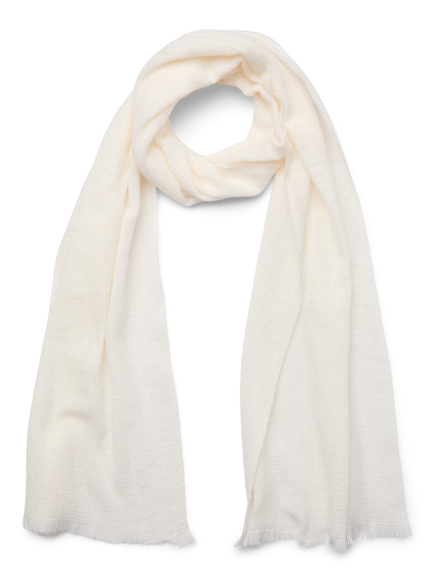 No Boundaries Solid Blanket Scarf - Frayed Edge - Walmart.com