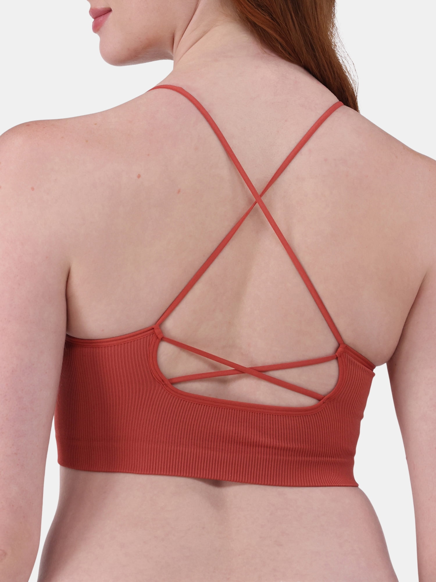 No Boundaries Strappy Back Cami, Women's & Women's Plus - Walmart.com
