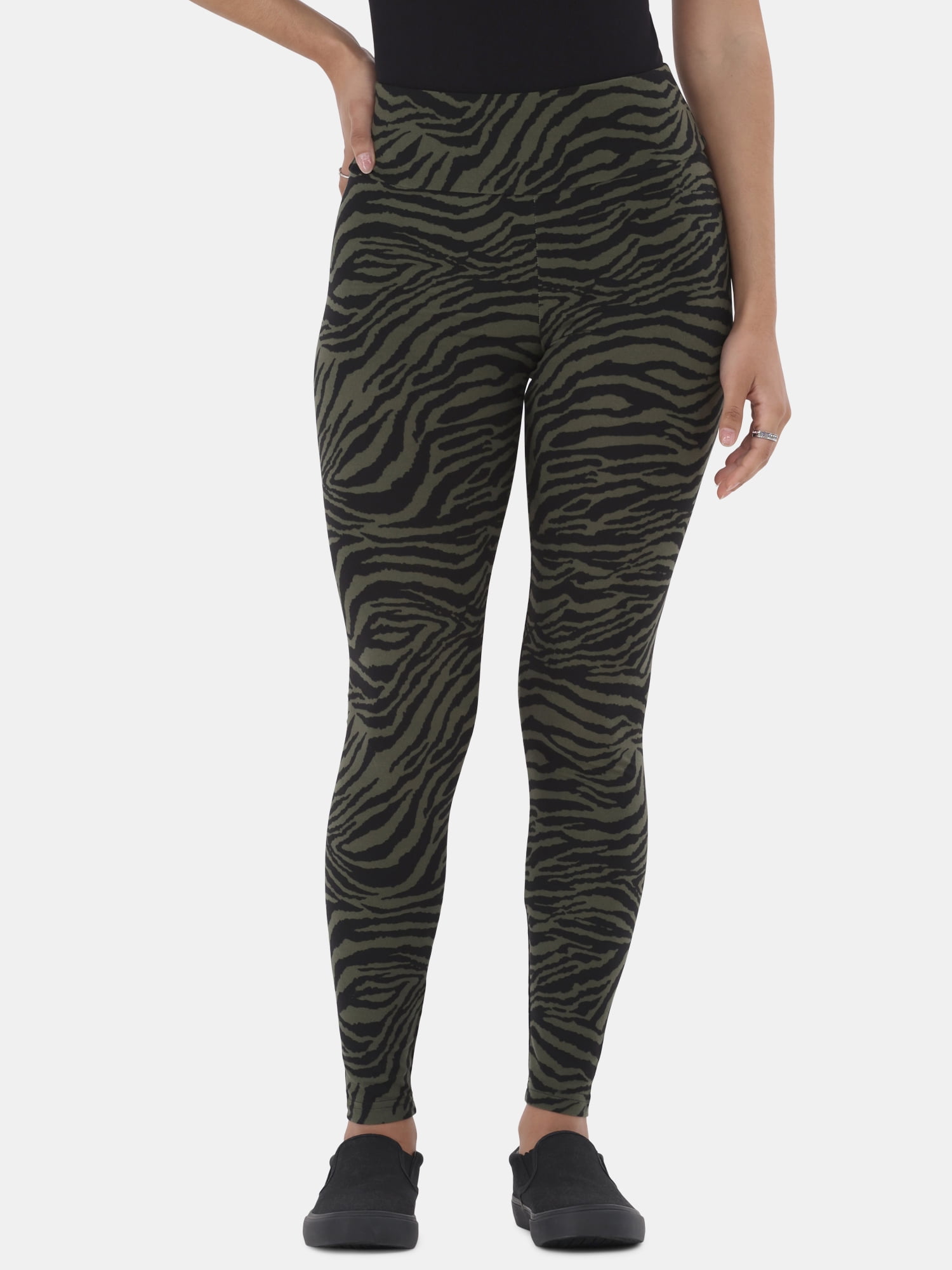 No Boundaries Faux Sueded Ankle Leggings, 27.5”Inseam, 1 or 2-Pack ...