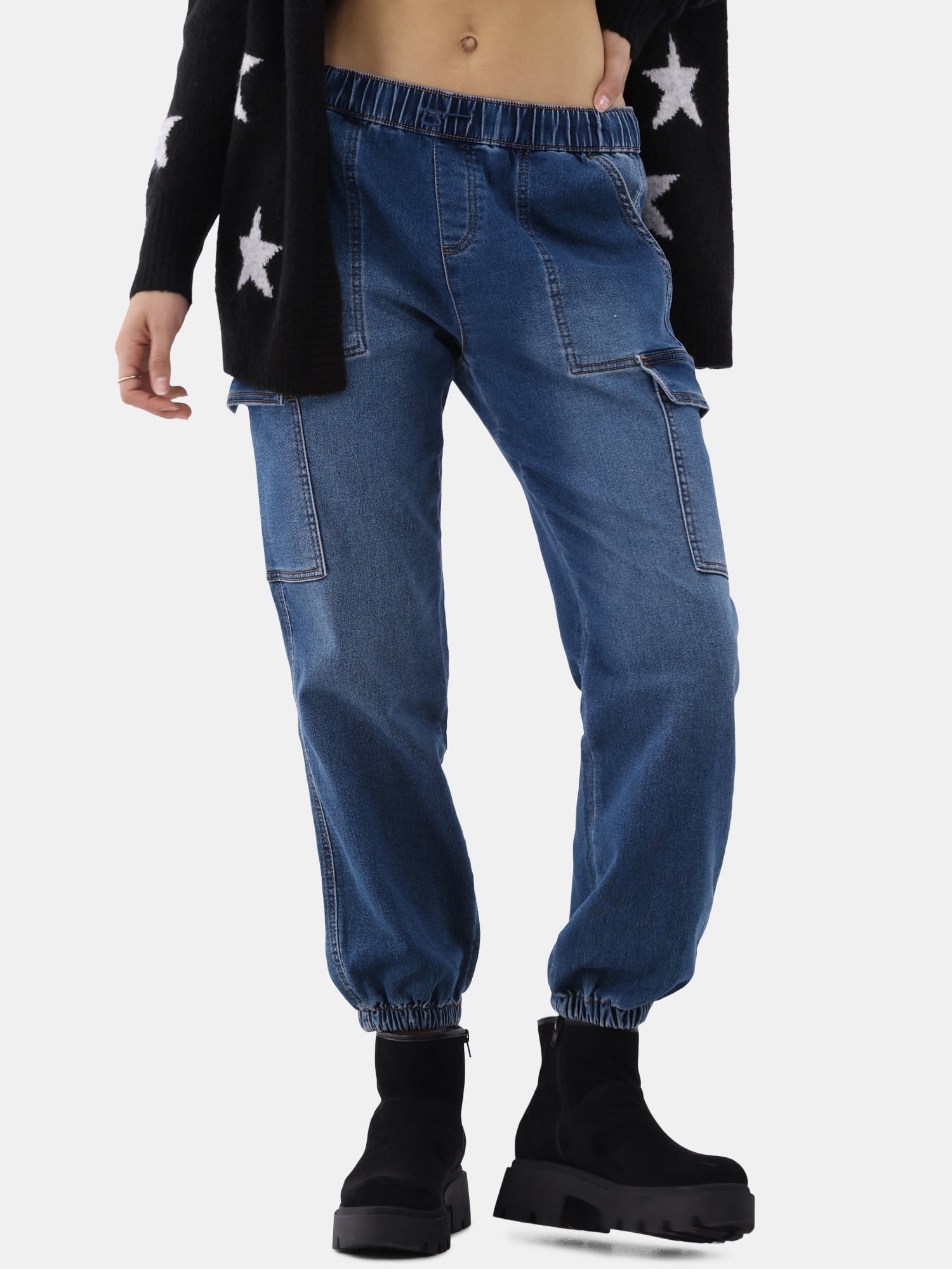 No Boundaries Utility Joggers, 27” Inseam, Women's - Walmart.com