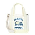 No Boundaries Women's Canvas Mini Tote Tender Lemon Small Crossbody Bag ...