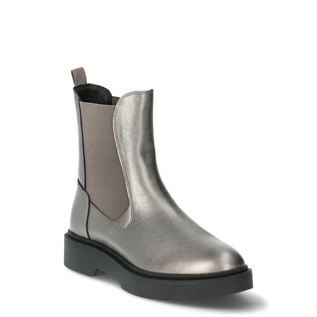 No Boundaries Women's Chelsea Boots - Walmart.com