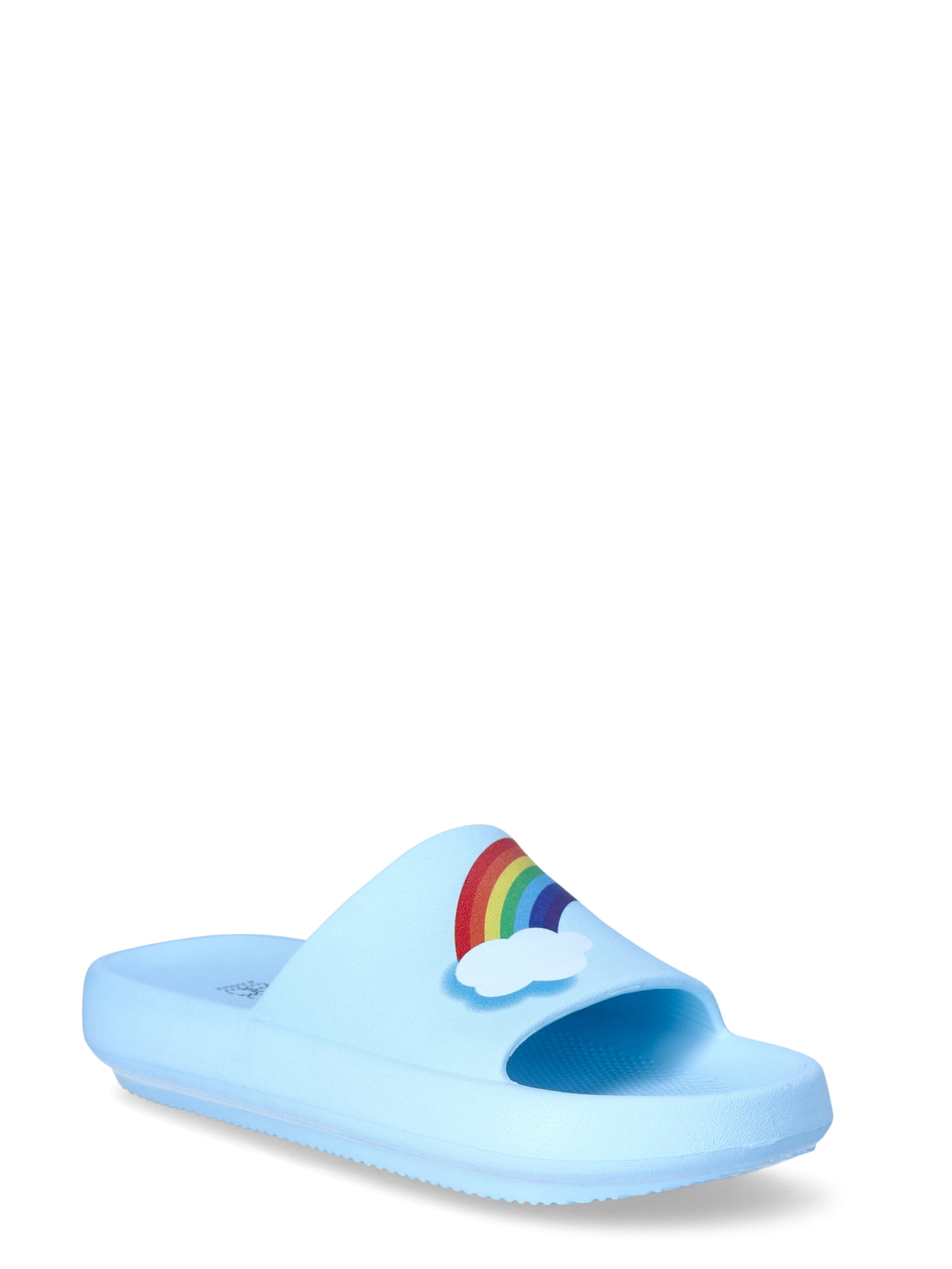 No Boundaries Emoji Comfort Slides - EVA Flat Heel - Walmart.com