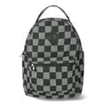 No Boundaries Women's Dome Backpack, Black Check - Walmart.com