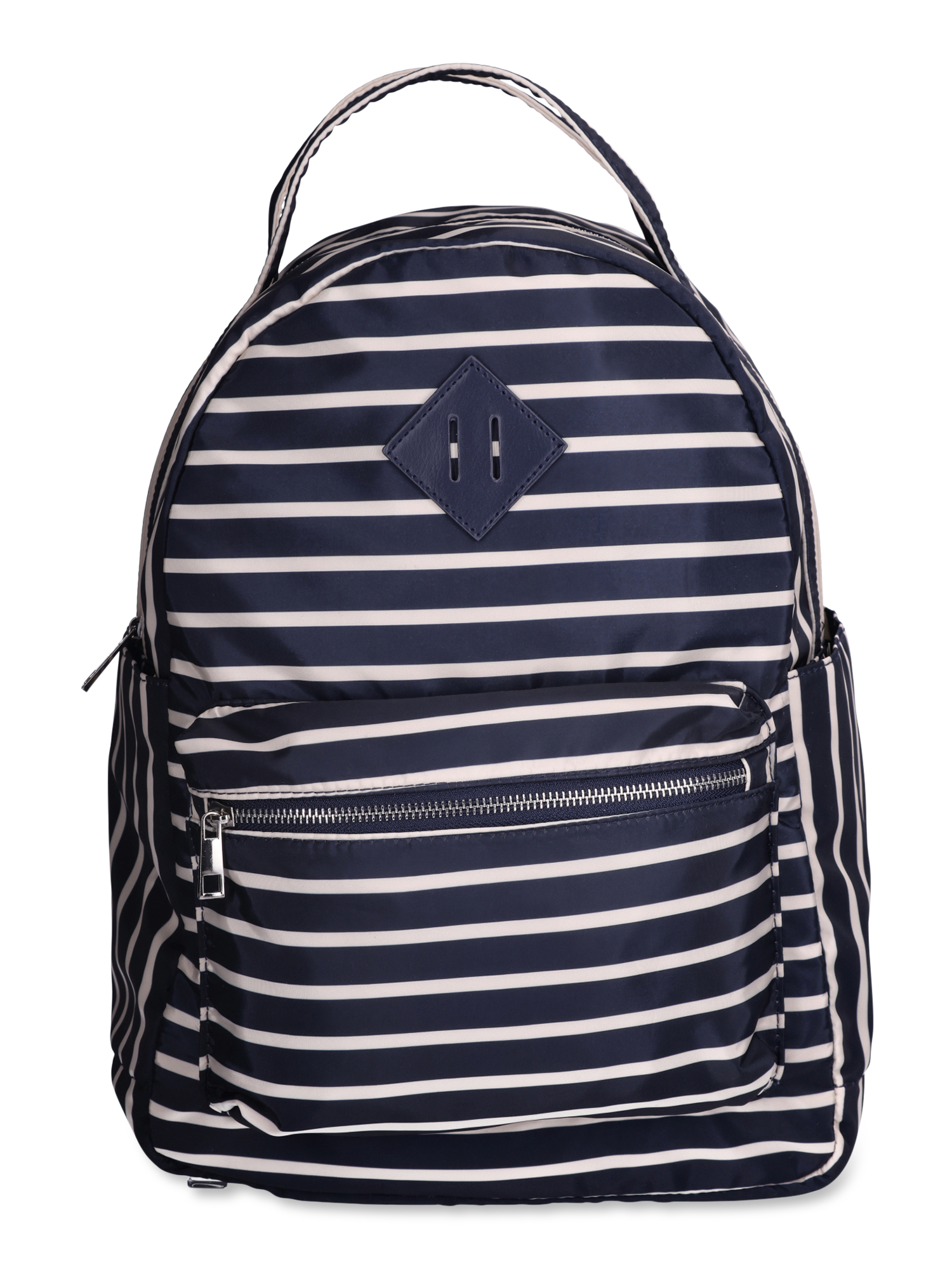 No Boundaries Women's Dome Backpack, Navy Stripe - Walmart.com