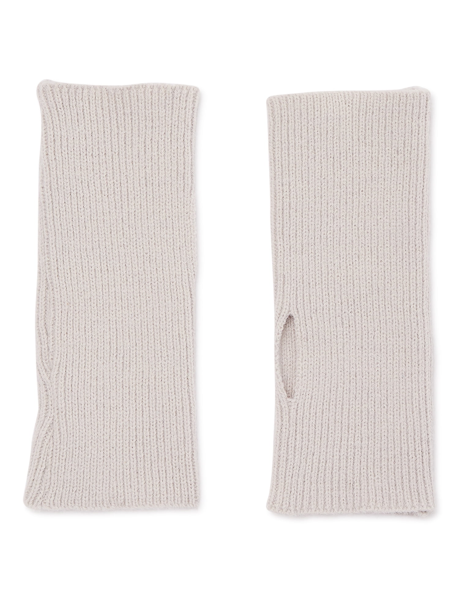 No Boundaries Women's Fingerless Gloves Grey - Walmart.com