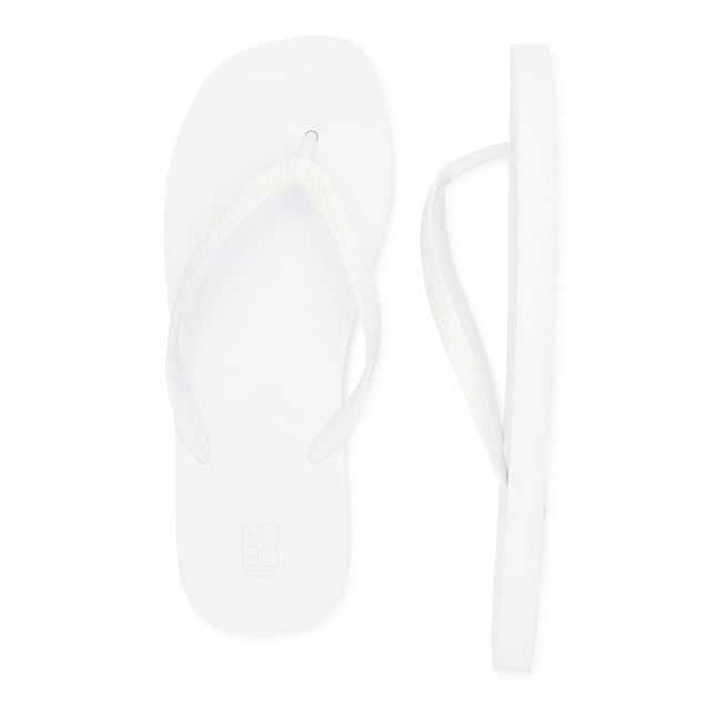 No Boundaries Flip Flops - Stylish Slip-On Sandals - Walmart.com
