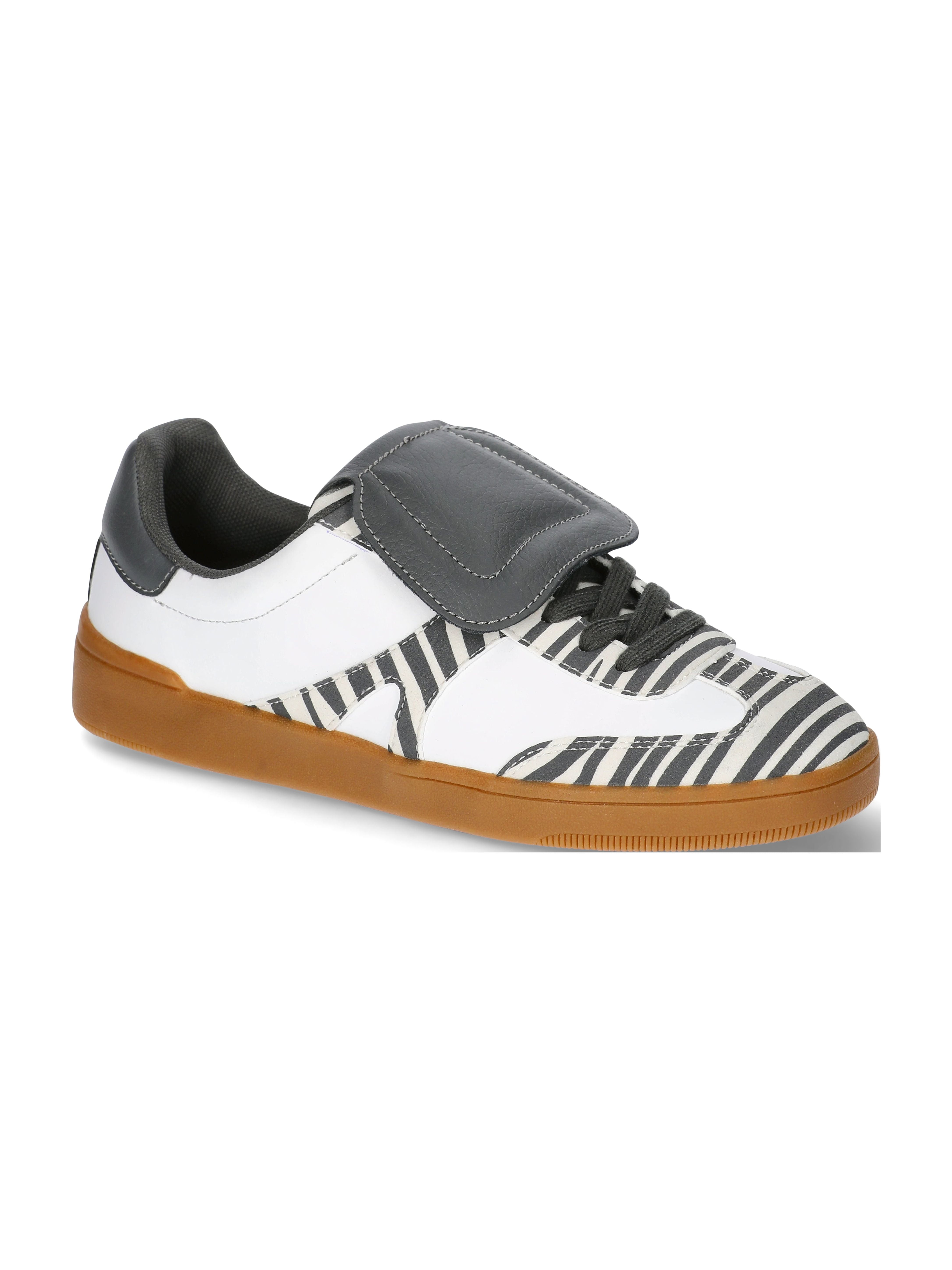 No Boundaries Women's Foldover Lace-Up Sporty Sneakers - Walmart.com