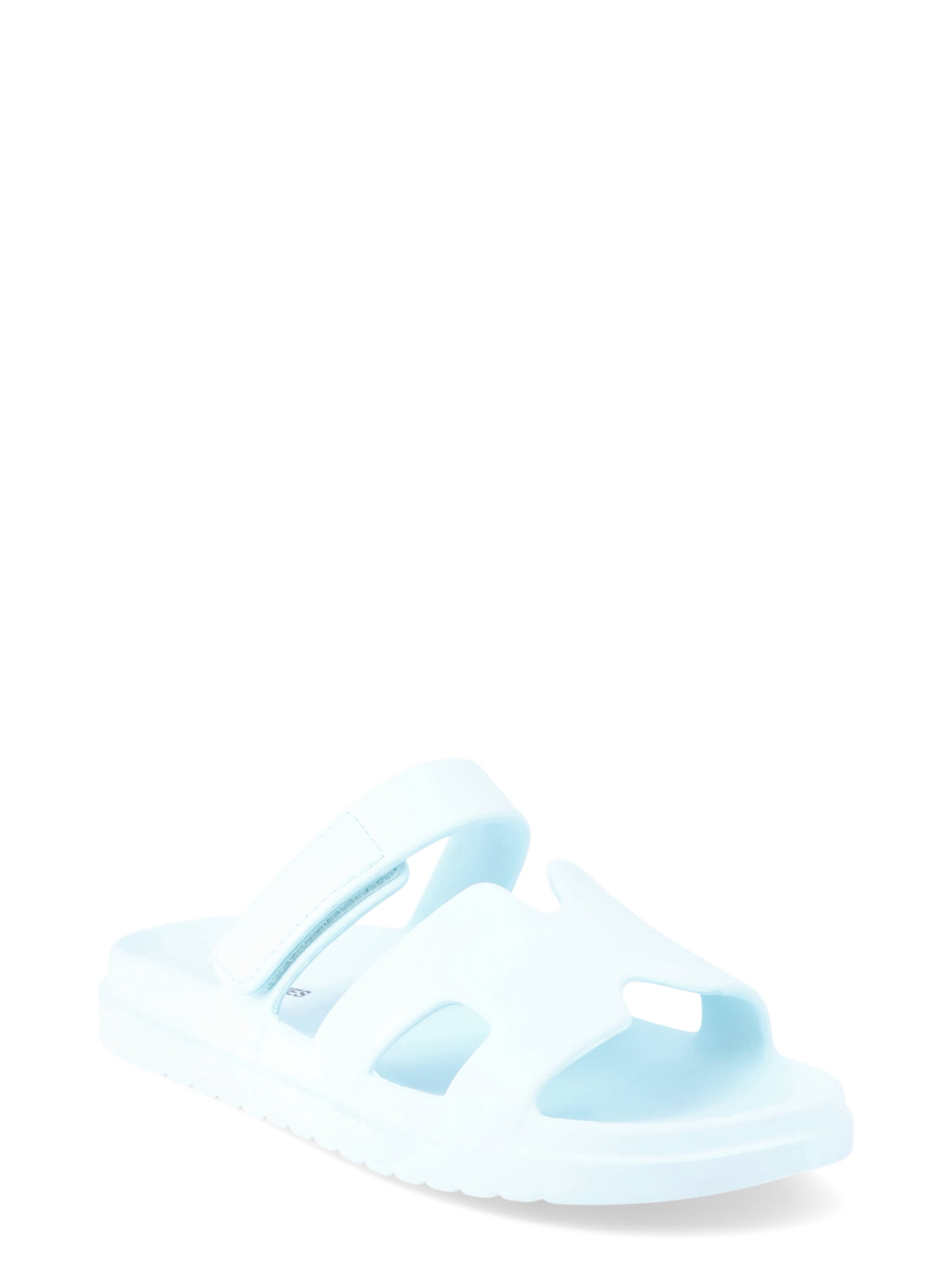 No Boundaries Women's Geo Slide Sandals, EVA slip-on slides with ...