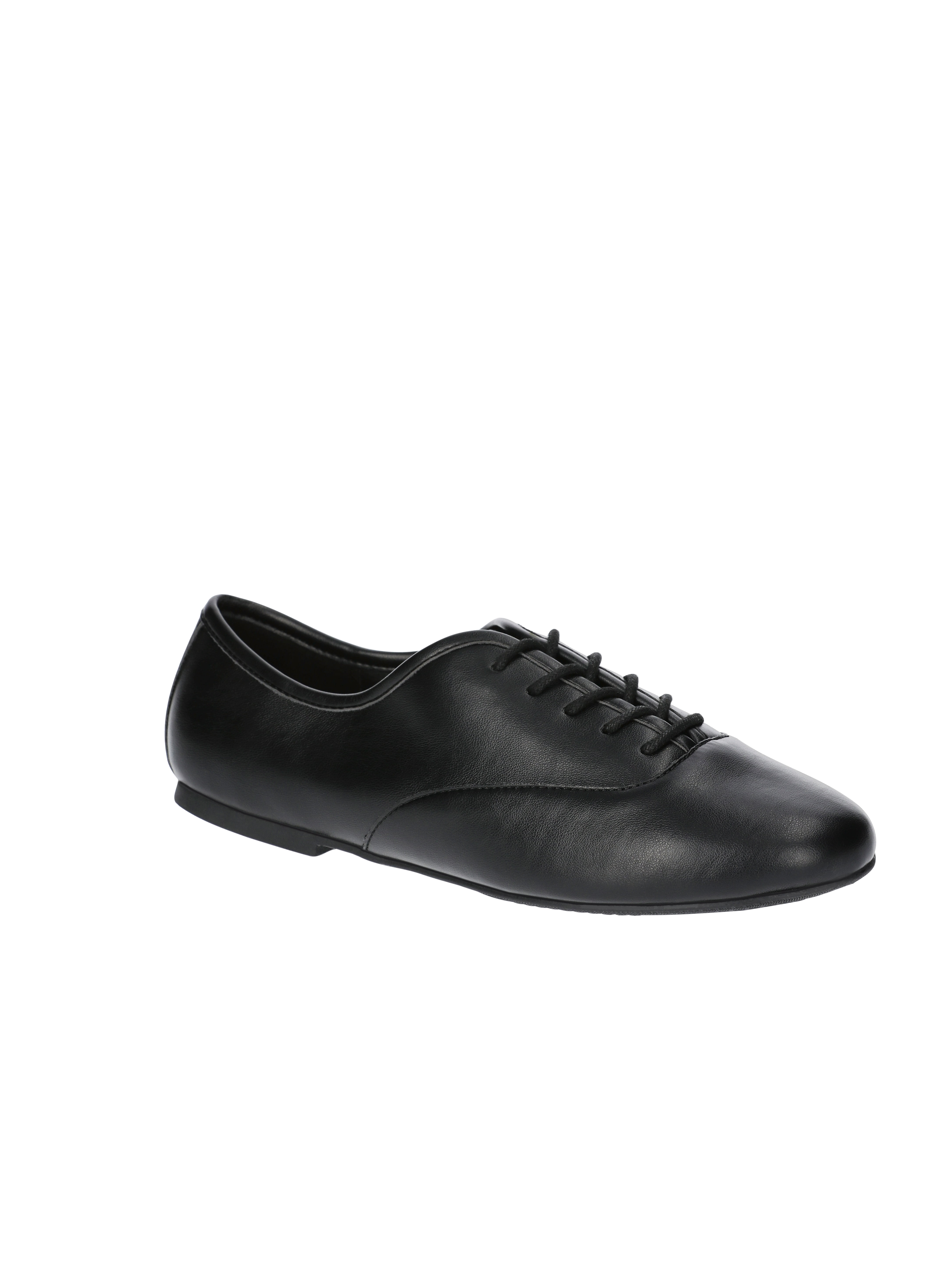 No Boundaries Faux Leather Casual Oxford Shoes, Women's - Walmart.com
