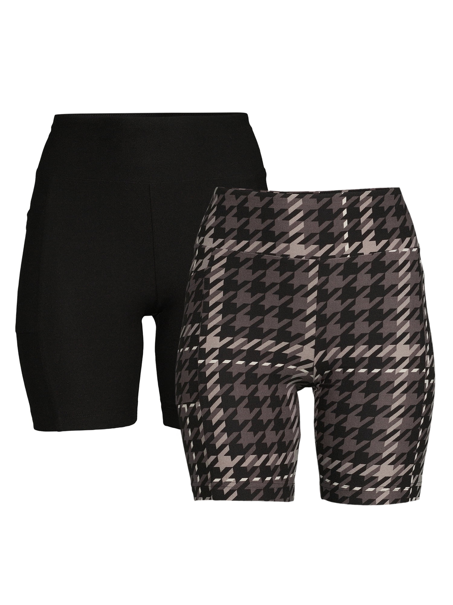 No Boundaries Women's Juniors High Rise Bike Shorts, 2 Pack, Sizes XS-XXXL - Walmart.com