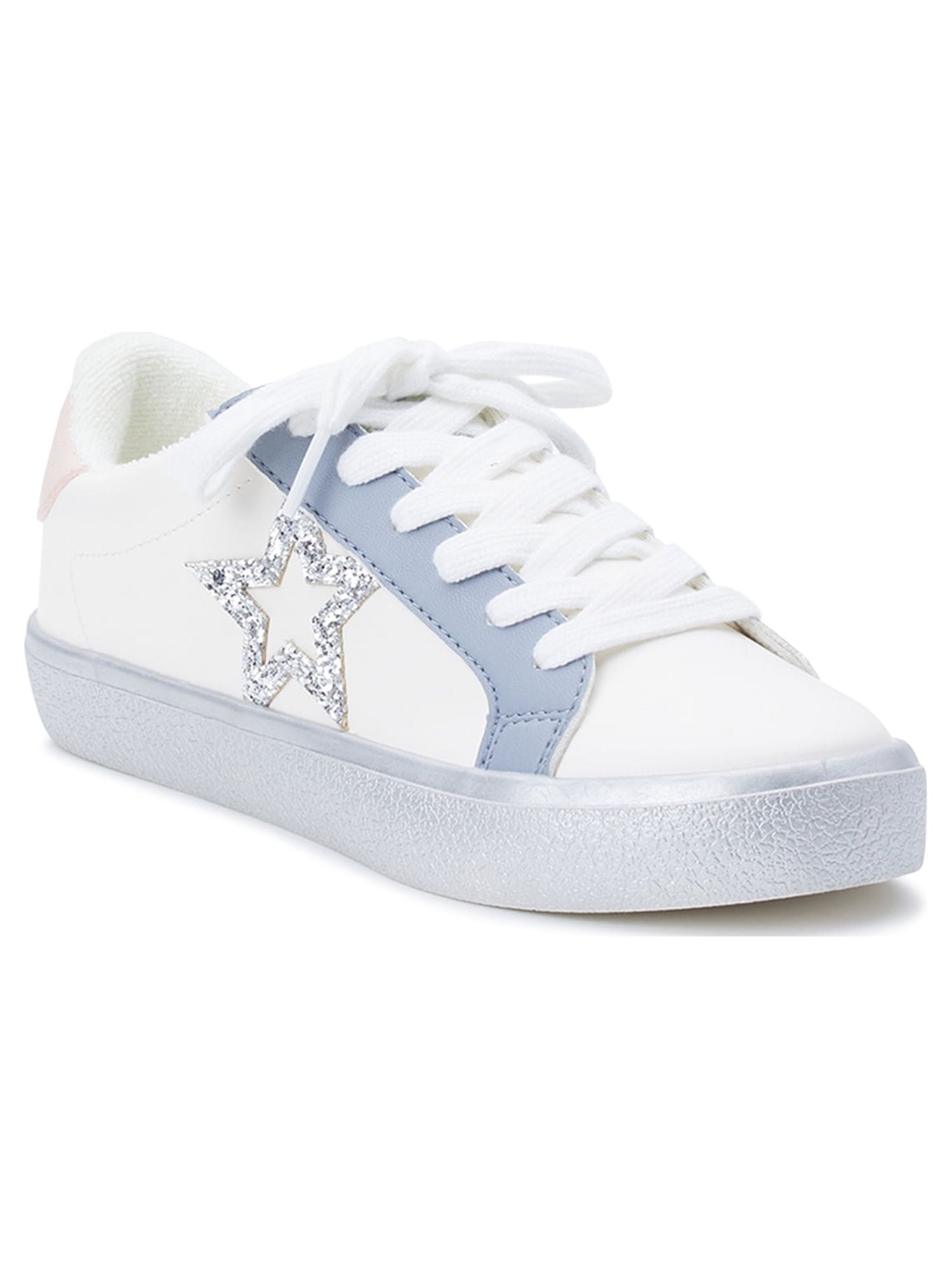 No Boundaries Women's Low Star Sneakers - Walmart.com
