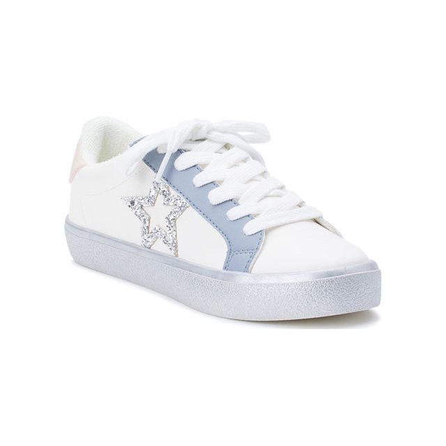 No Boundaries Women's Low Star Sneakers - Walmart.com