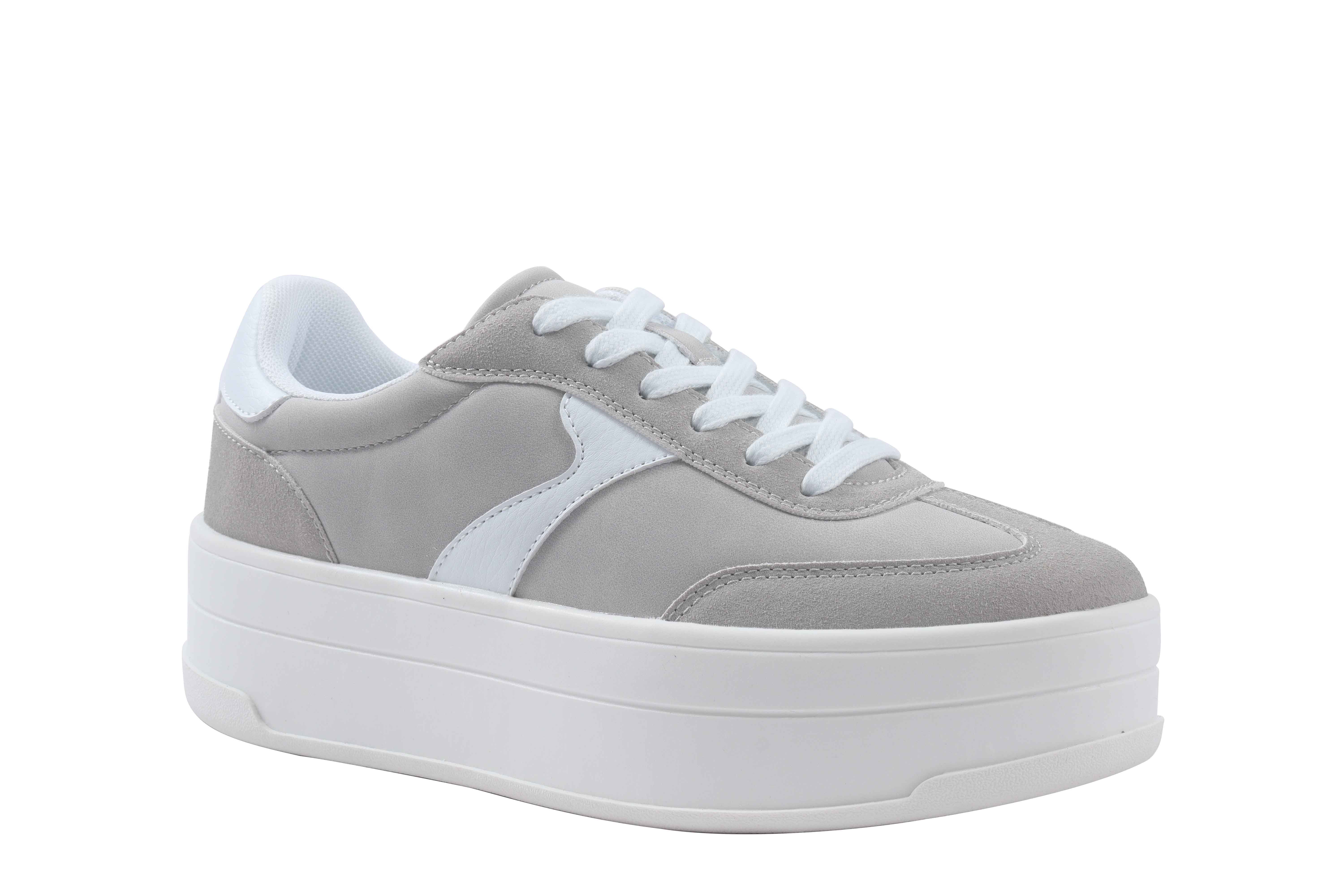 No Boundaries Women's Platform Sport Sneakers Sizes 6-12 Faux Suede 2.4 ...