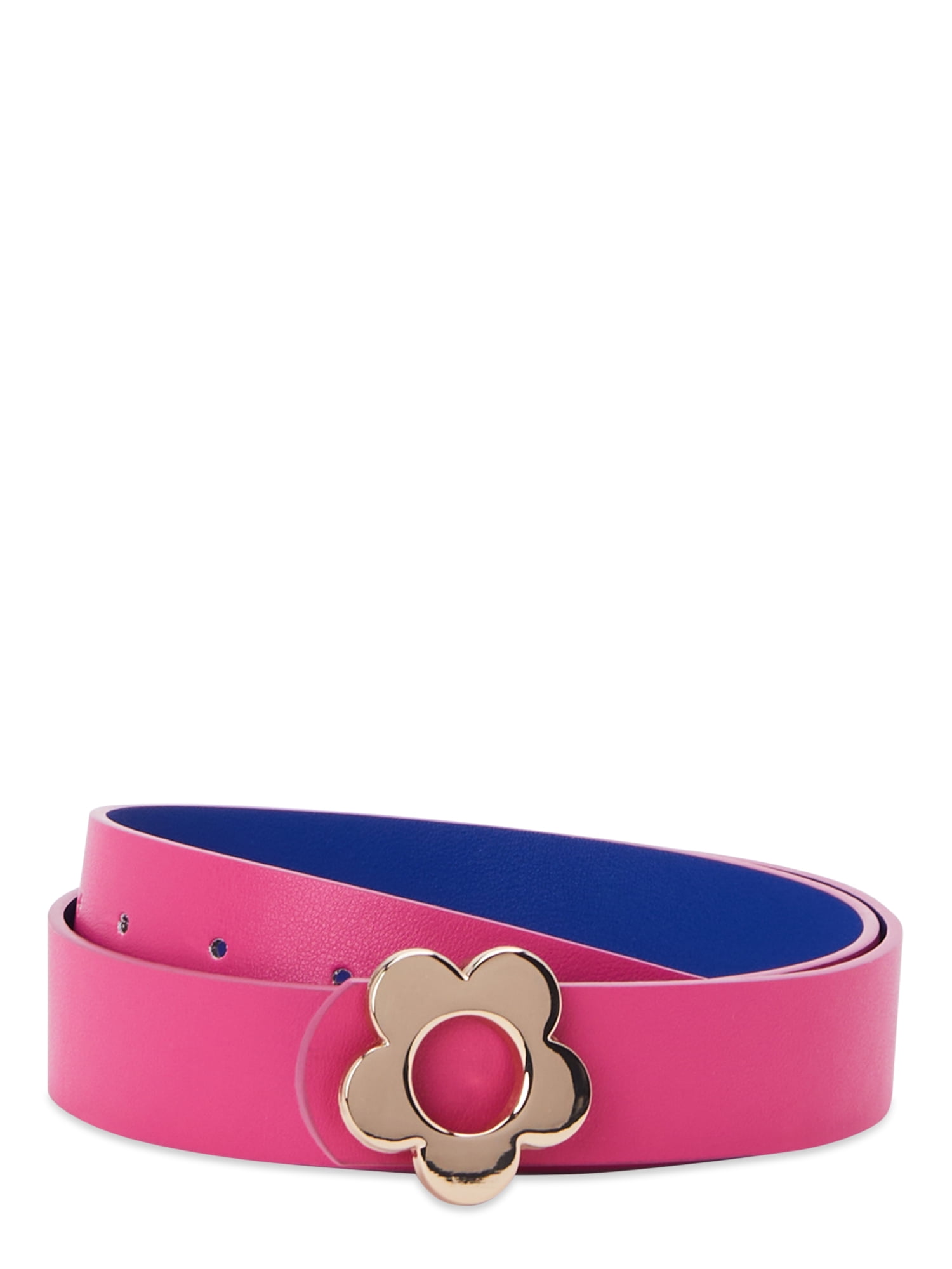 No Boundaries Women's Reversible Belt with Interchangeable Buckles ...