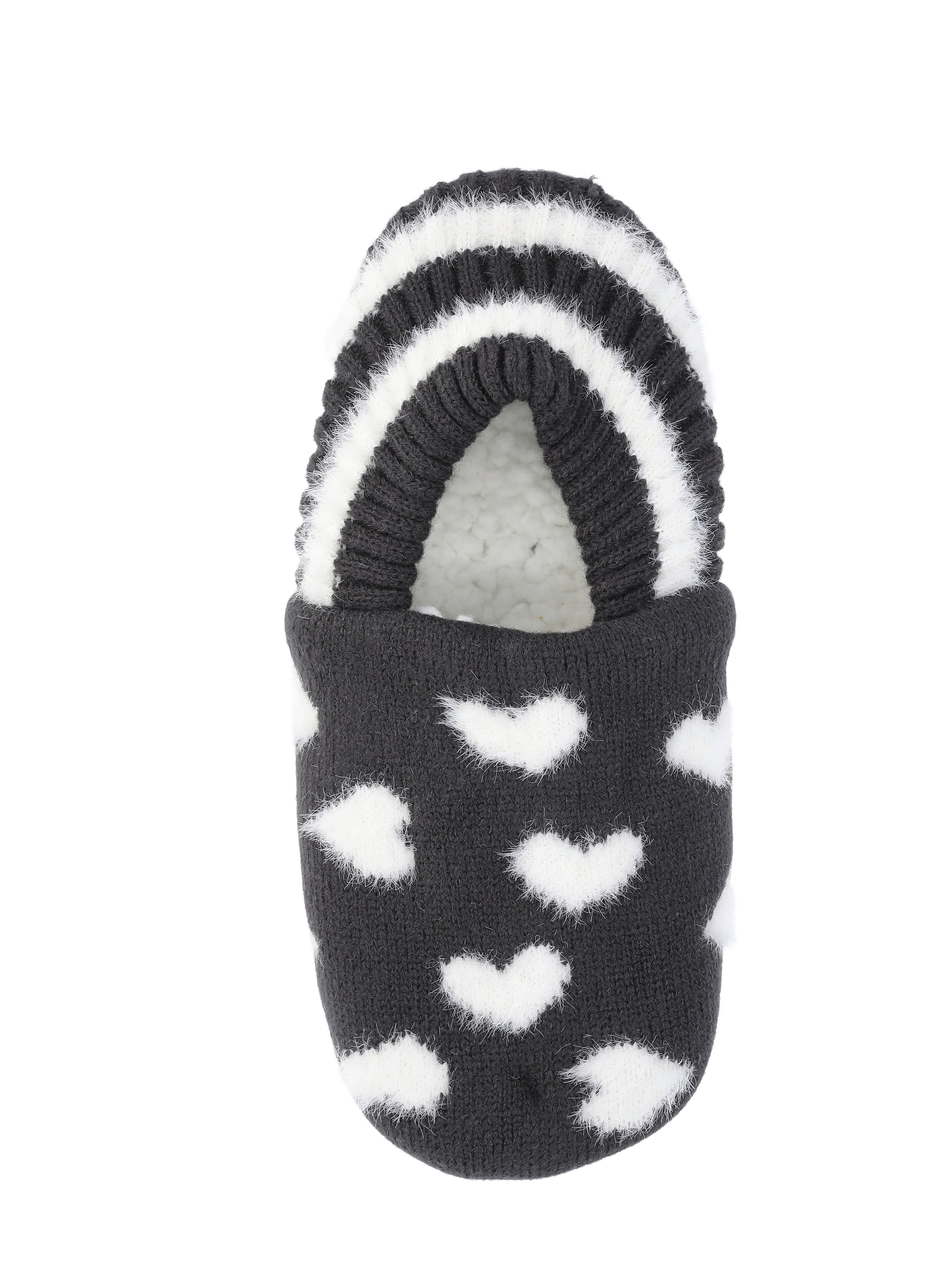 No Boundaries Slipper Socks, 1-Pack, Shoe Sizes 7-9.5, Women’s ...