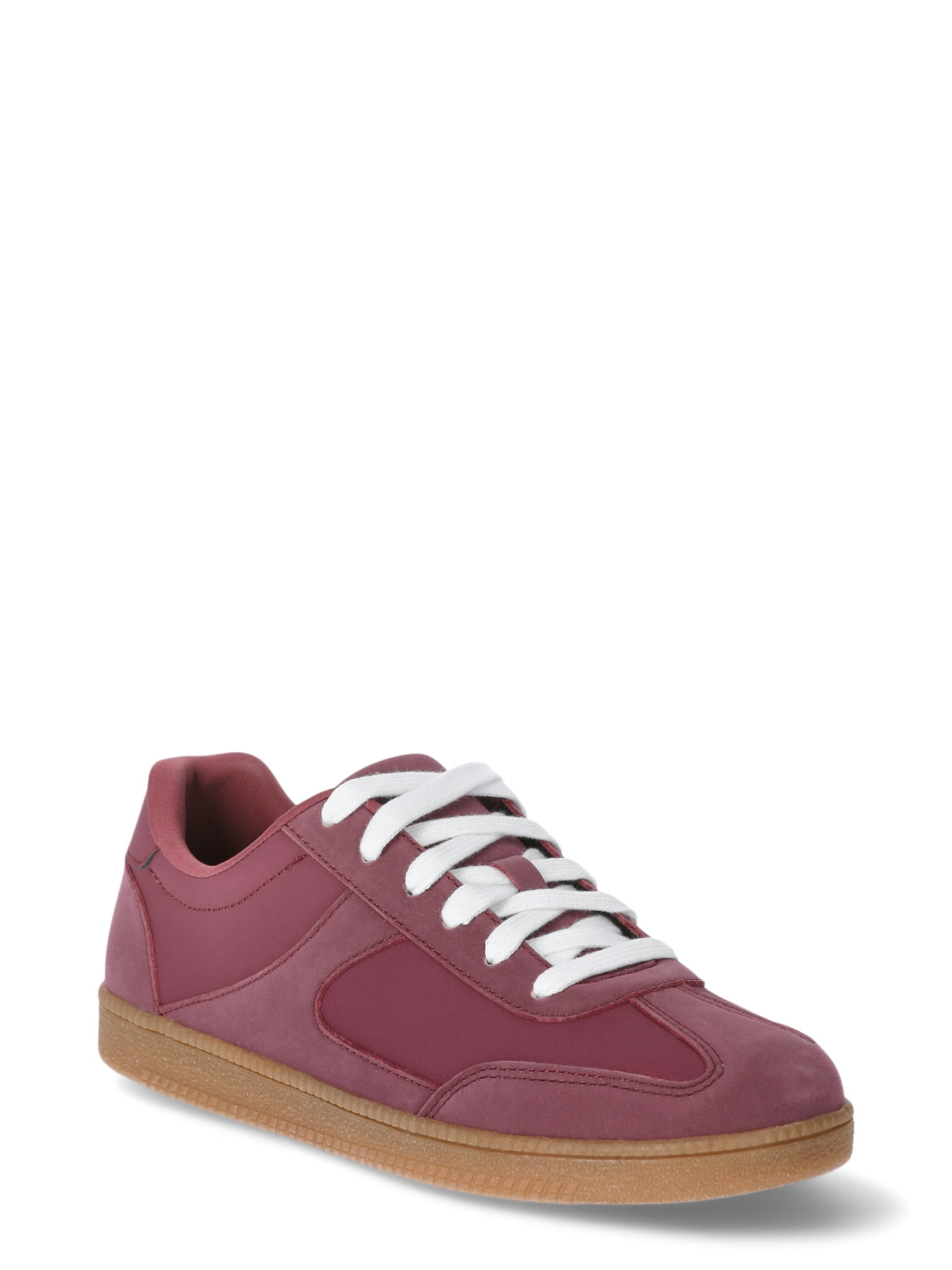No Boundaries Women's Lace Up Sport Sneakers, Wide Width Available ...