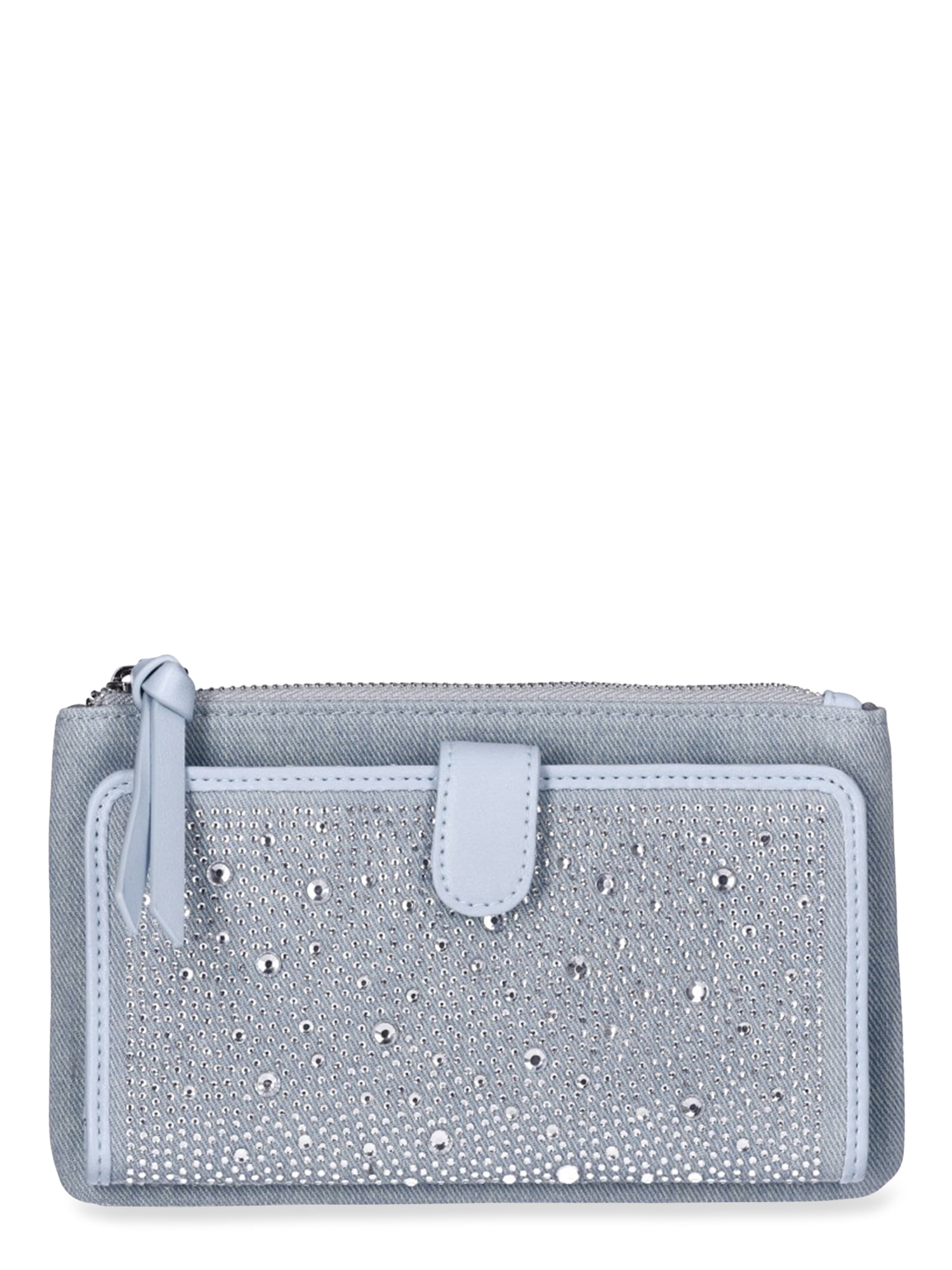 No Boundaries Tab Wallet Tassel Zipper/Snap Closure Women's - Walmart.com