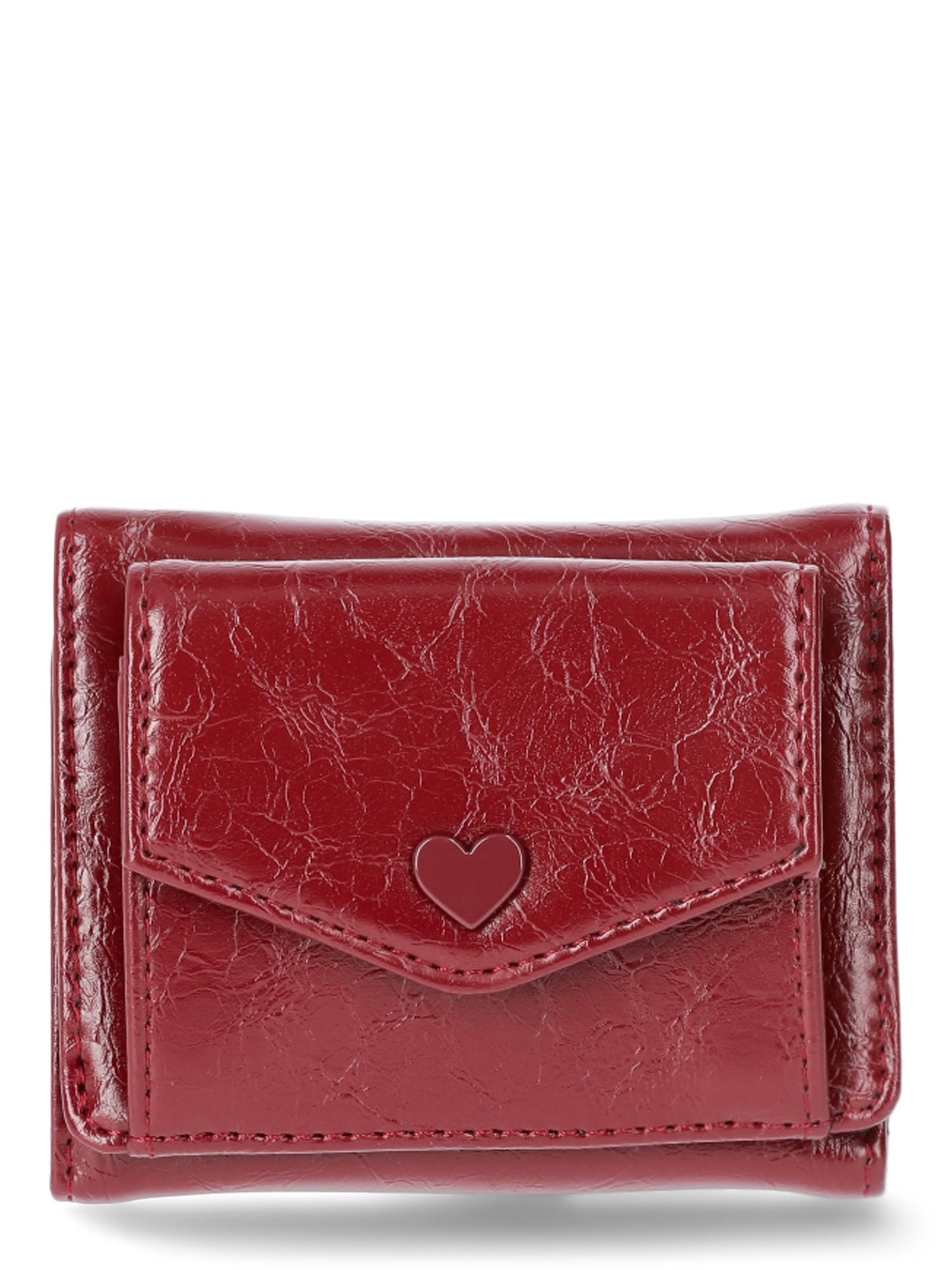 No Boundaries Trifold Wallet Maroon - Walmart.com