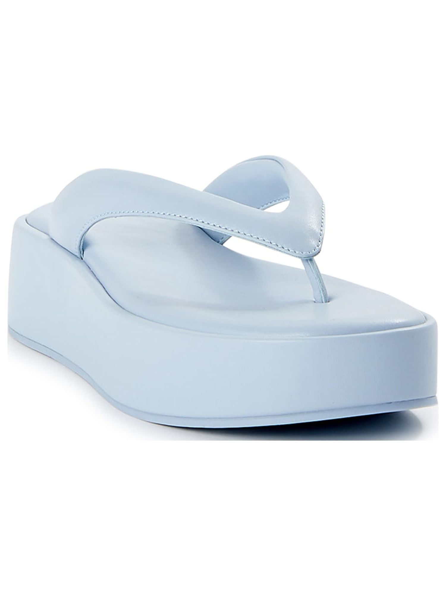 No Boundaries Women's Wedge Flip Flop Sandals with Comfort Straps and ...