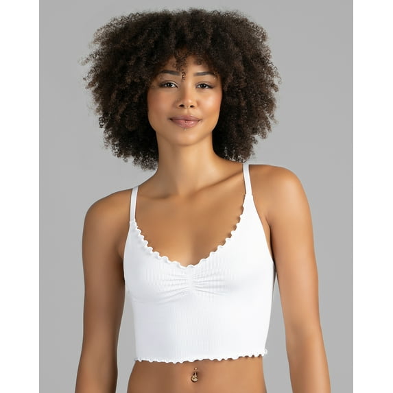 No Boundaries Women's Ruffle Cami, Size XS-3XL - Walmart.com