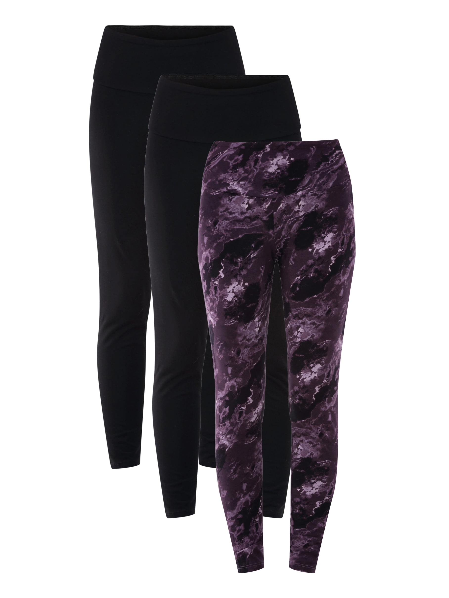 No Boundaries High Rise Leggings, 27” Inseam, 3 Pack, Women’s - Walmart.com