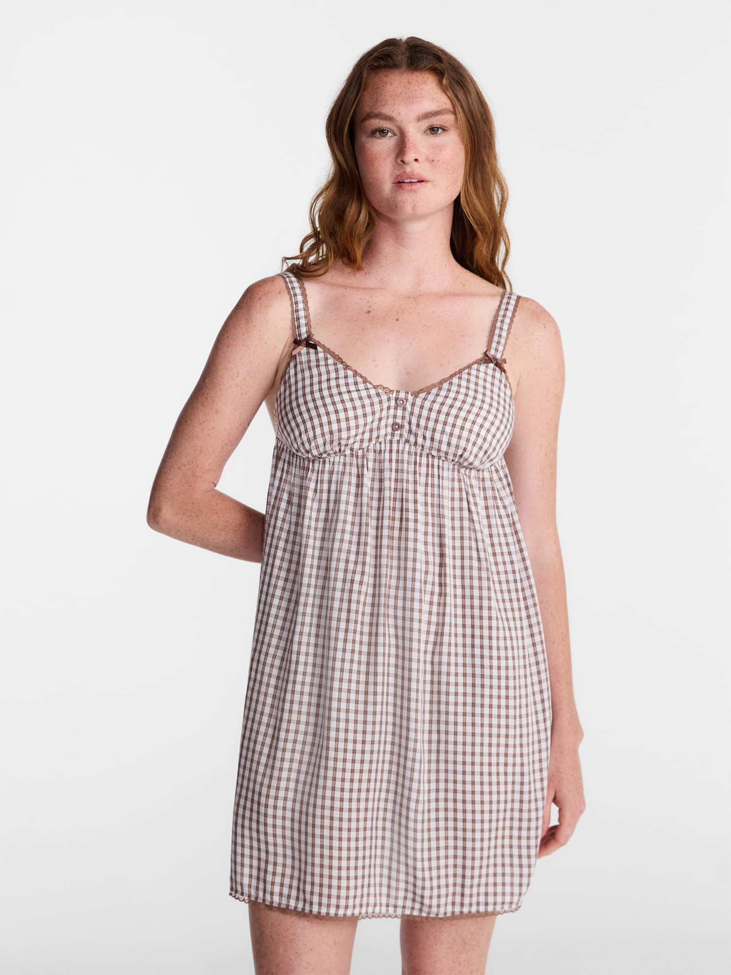 No Boundaries Woven Sleep Dress, Women's XXS-XXL - Walmart.com