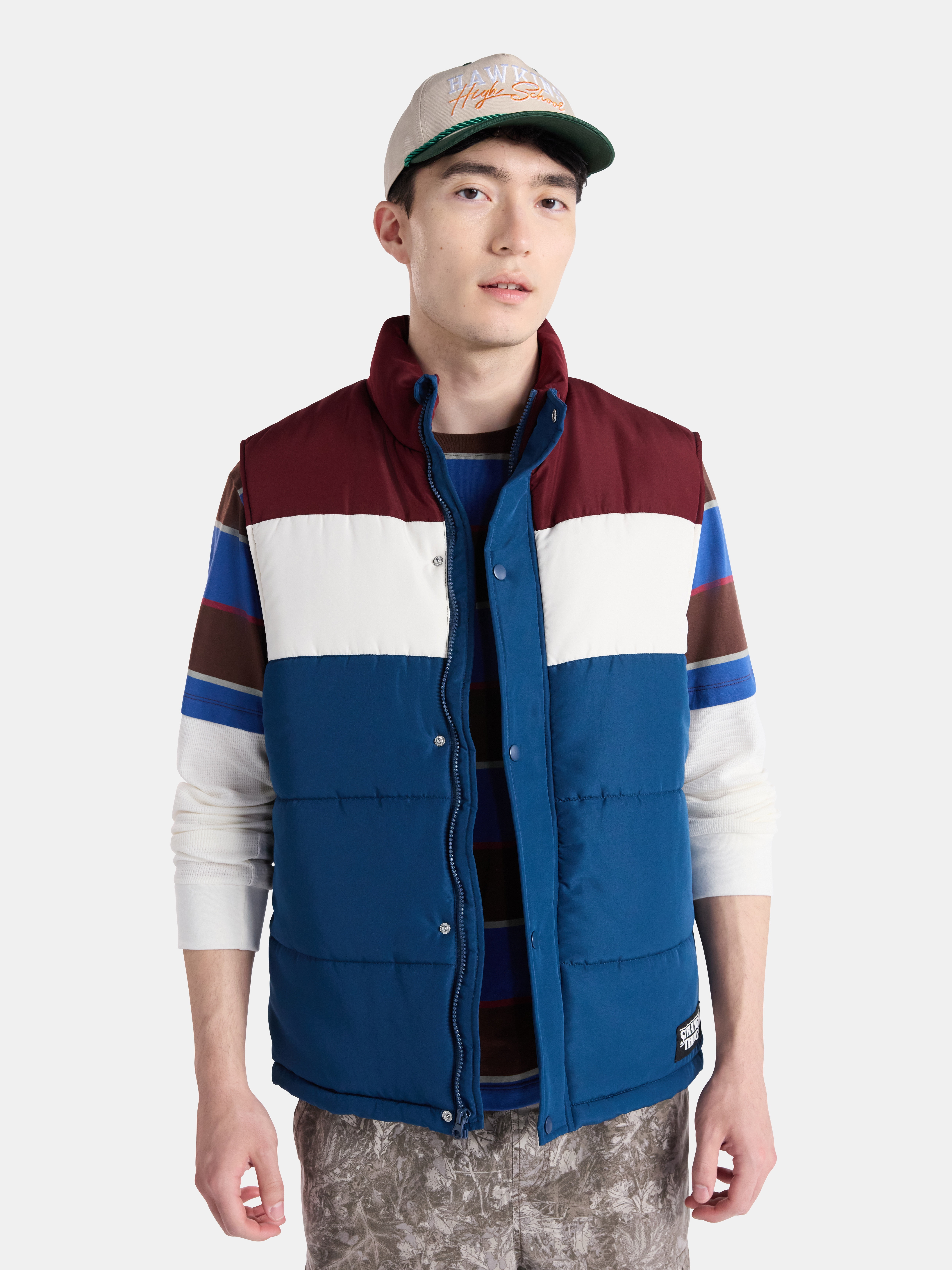 Netflix Stranger Things Puffer Vest from No Boundaries, Men’s and Big ...