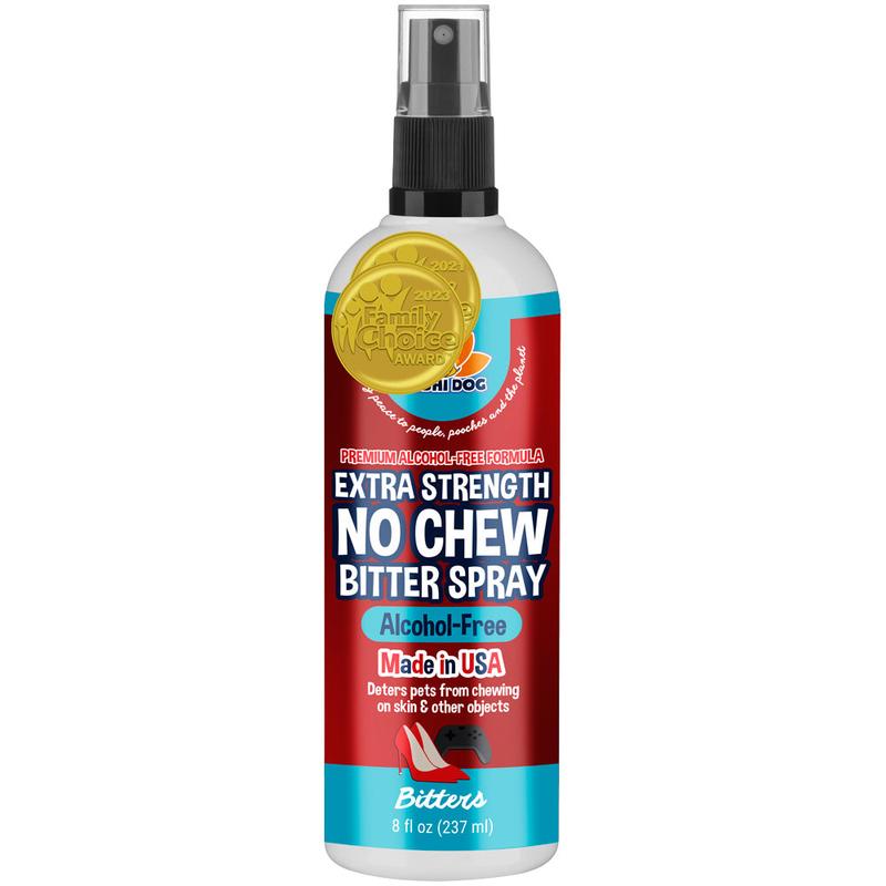 "No Chew Bitter Spray for Dogs and Puppies - Deter Chewing and Biting ...