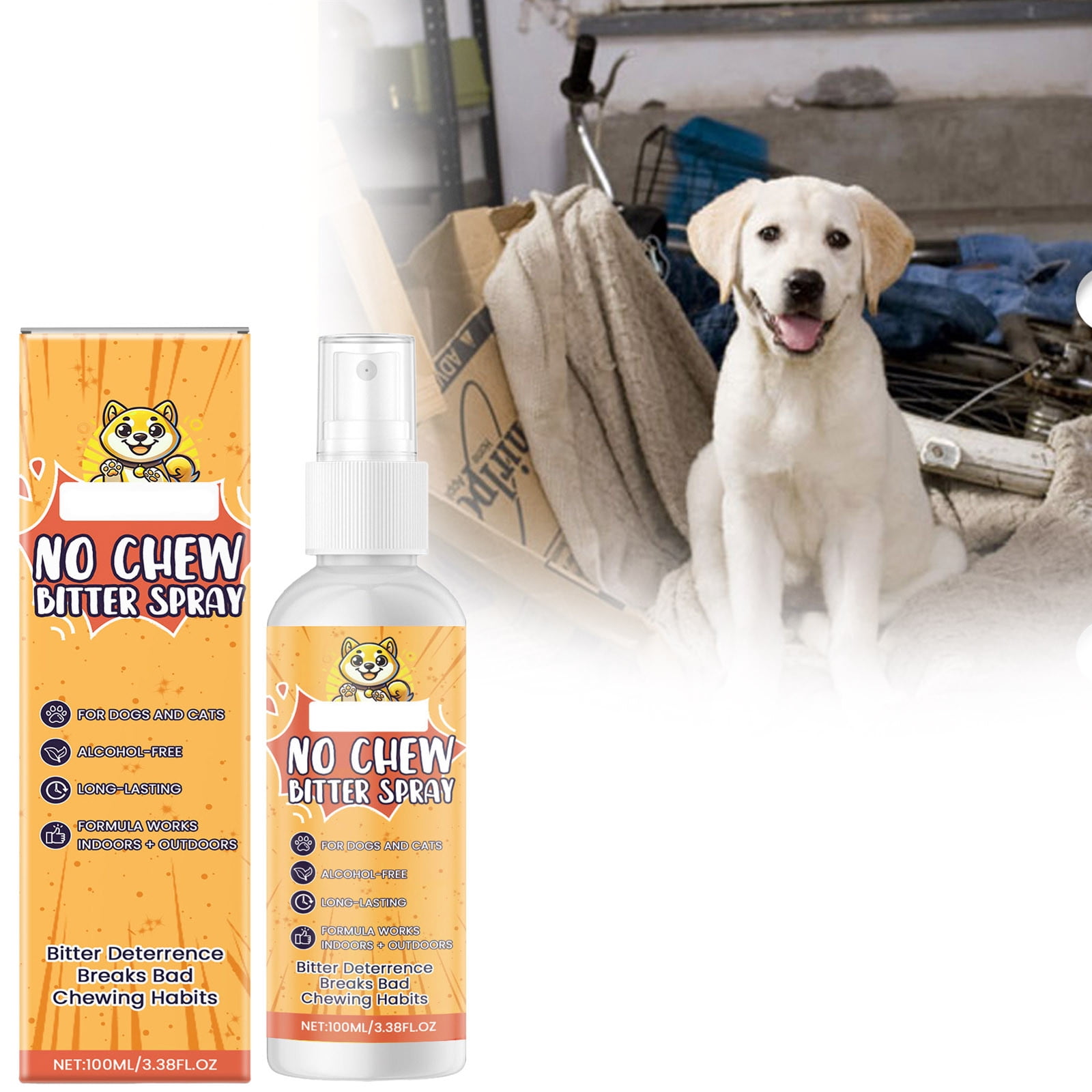 No Chewing Dog's Chewing Spray Spray Puppy Stop Dog's Chewing Furniture ...