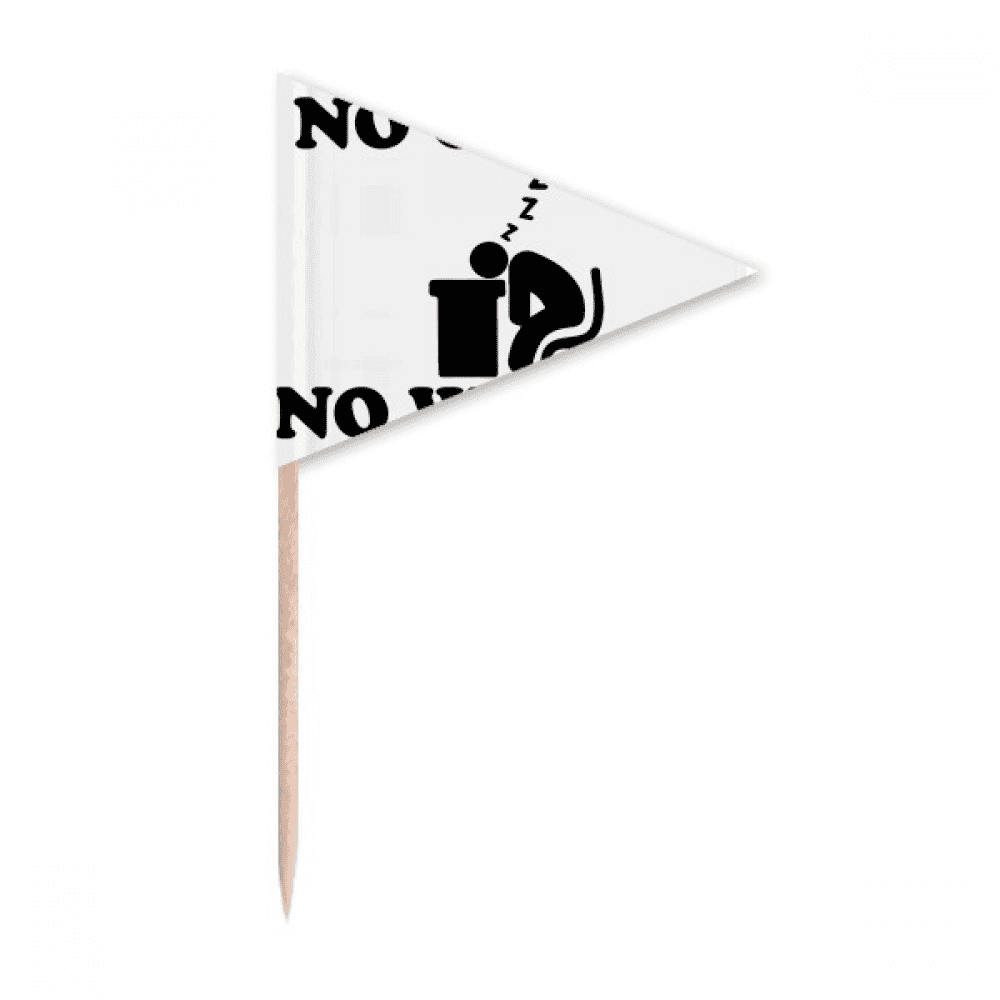 No Coffee No Workee Office Design Toothpick Triangle Cupcake Toppers ...