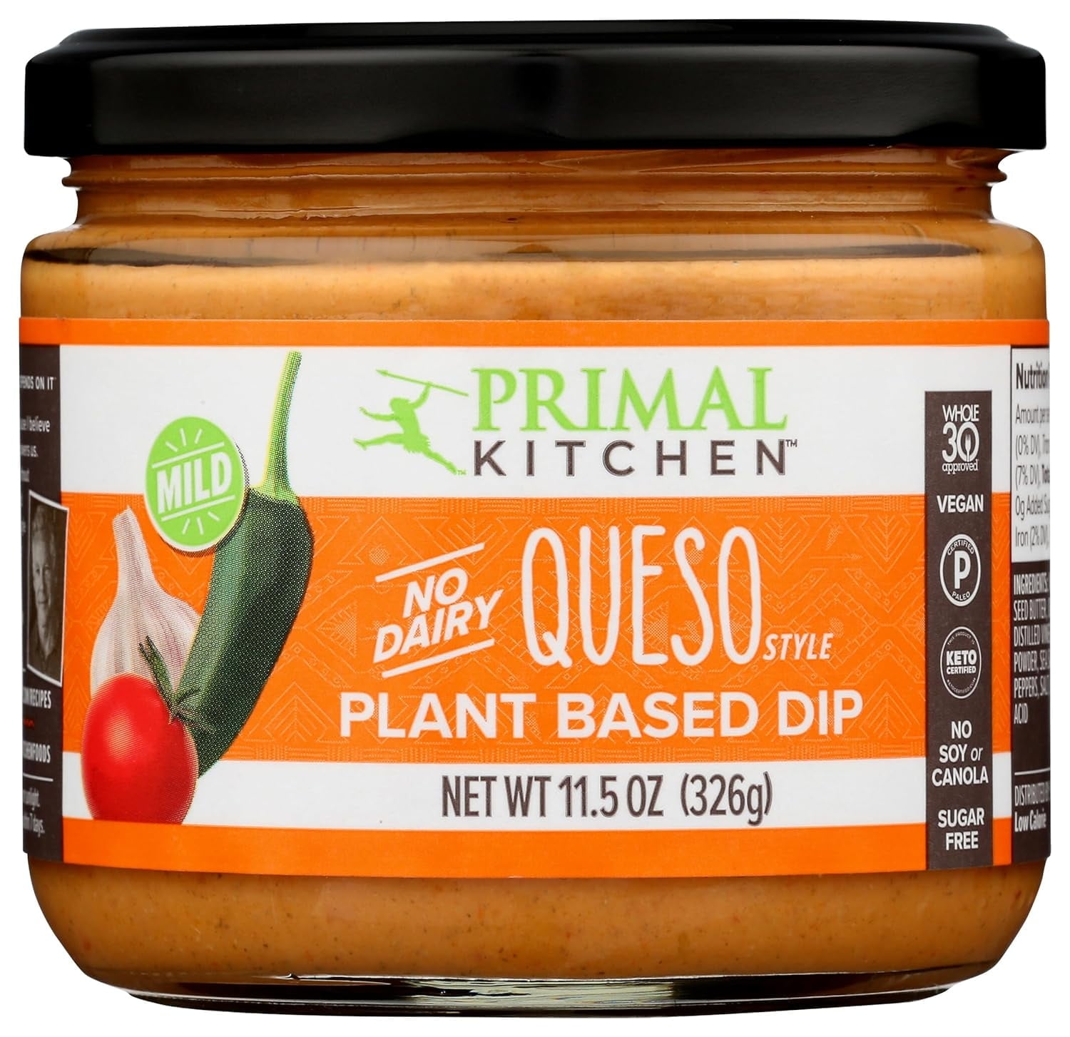 No Dairy Plant Based Queso, 11.5 OZ - Walmart.com