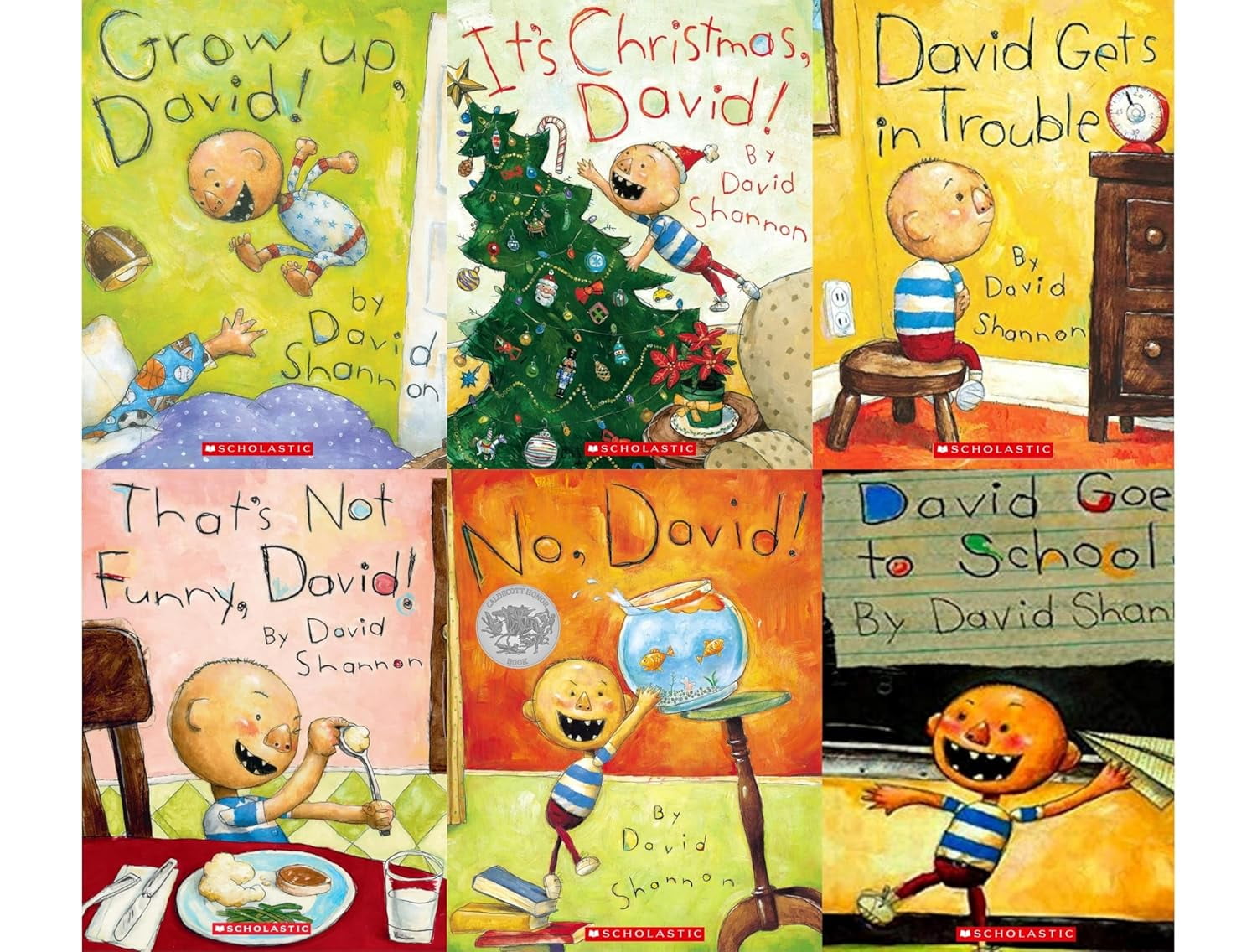 No, David! 6 Book Collection Set (David Gets in Trouble, David Goes to ...