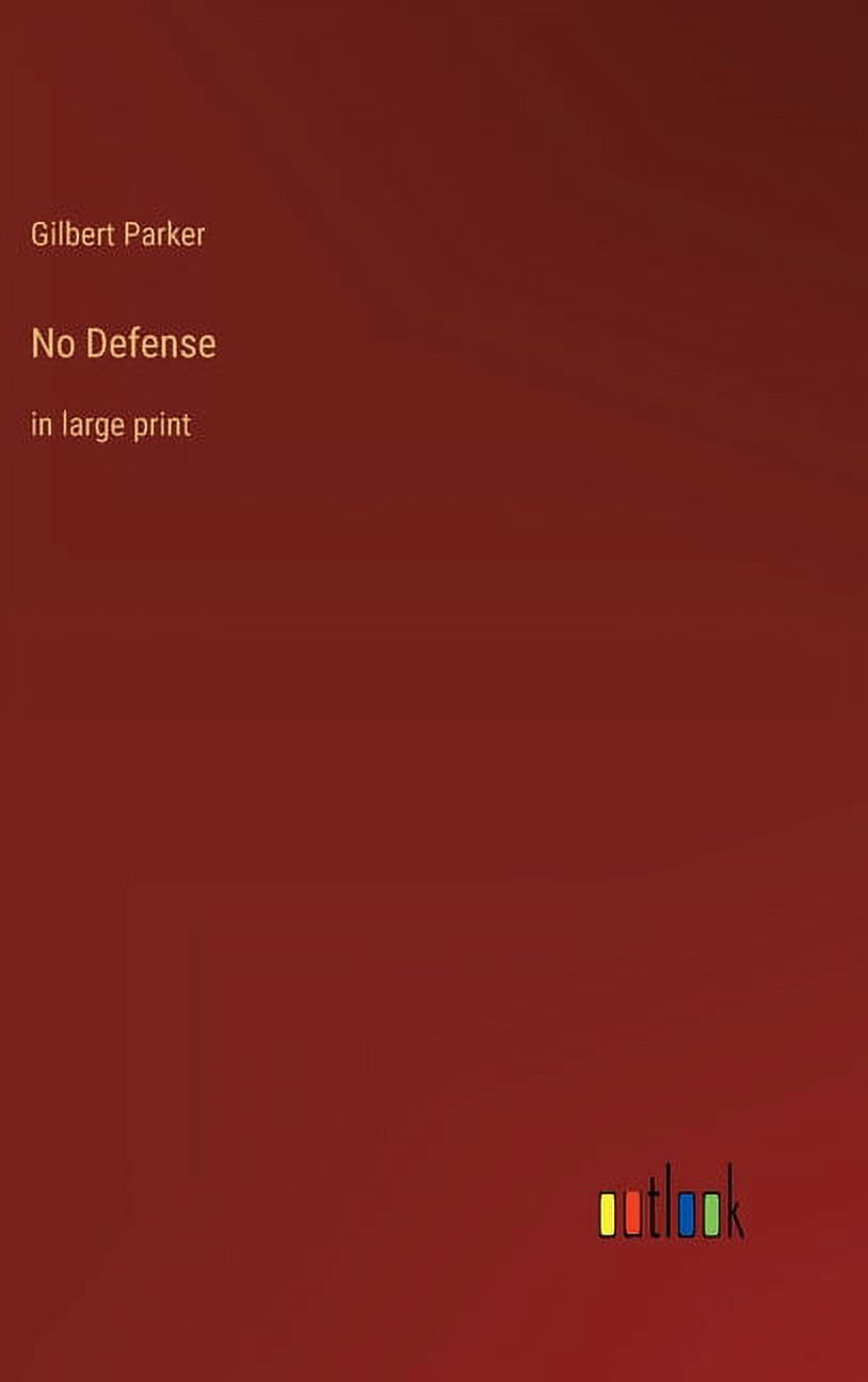 No Defense: in large print - Walmart.com
