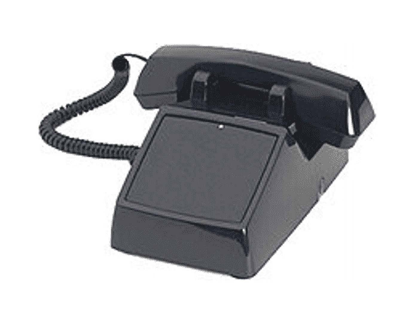 No Dialpad, No Dial Receive-Only Desktop Black Phone with Ringer by ...