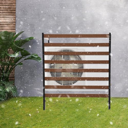 No-Dig Air Conditioner Fence, AC Covers for Outside to Hide Air ...