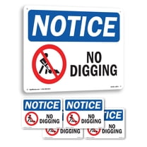 Do Not Disconnect OSHA Notice Aluminum Sign 18 Inch x 12 Inch - 10 Pack ...