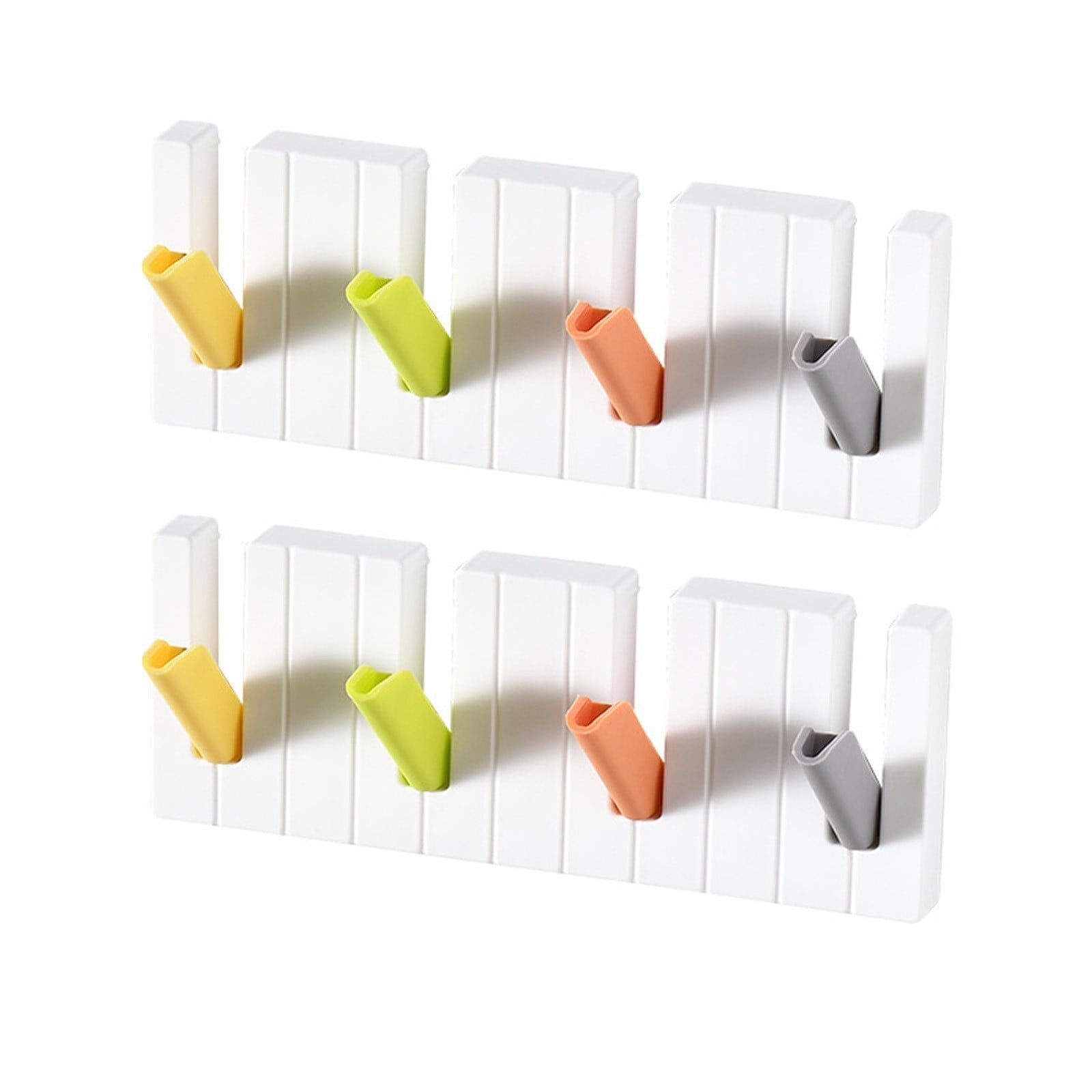 No-Dill Hooks For Hanging Adhesive Hooks For Walls No Damage 4 Foldable ...