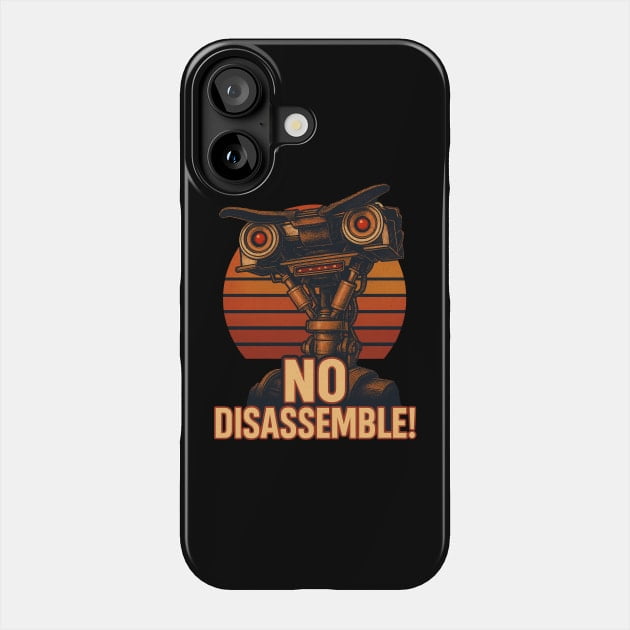 No Disassemble Johnny Five Retro Vintage with a Short Circuit Case for ...