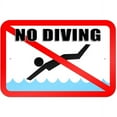 No Diving - Pool Area Sign - Walmart.com
