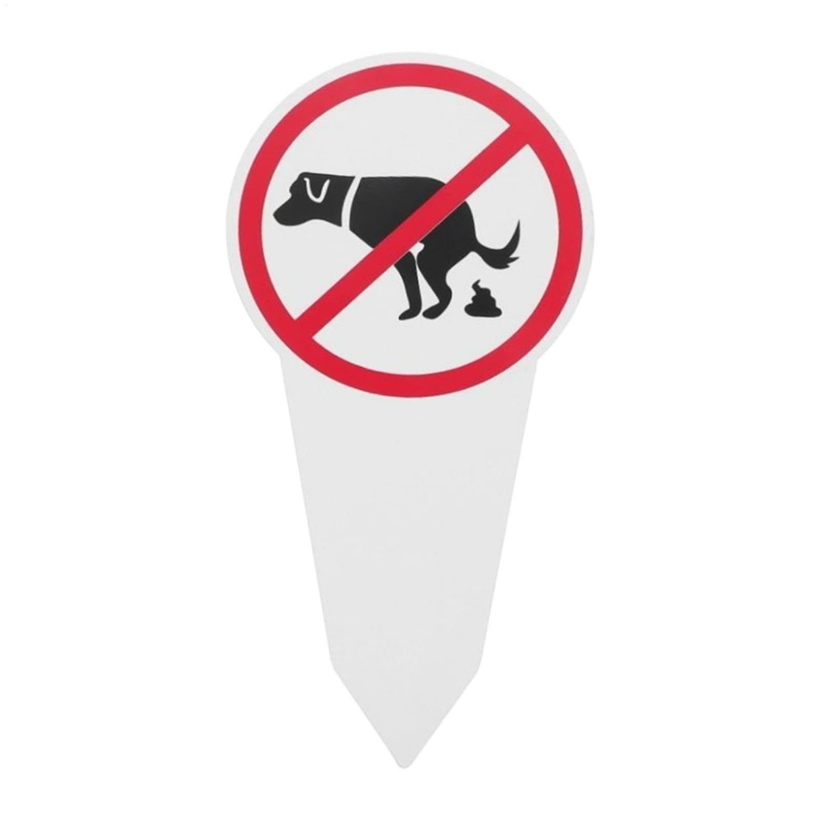 No Dog Poop Signs for Yard - PVC No Pooping Sign - No Dog Poop and Pee ...