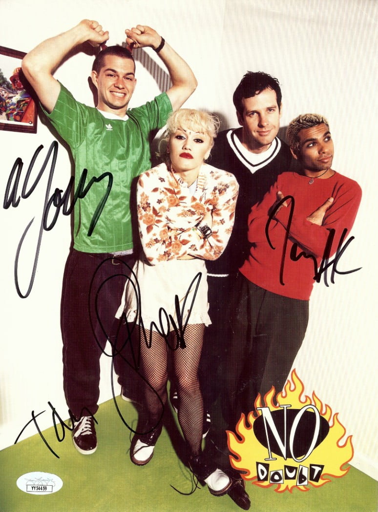 No Doubt Band Signed Autograph 8X11 Photo Stefani Young Kanal Dumont ...