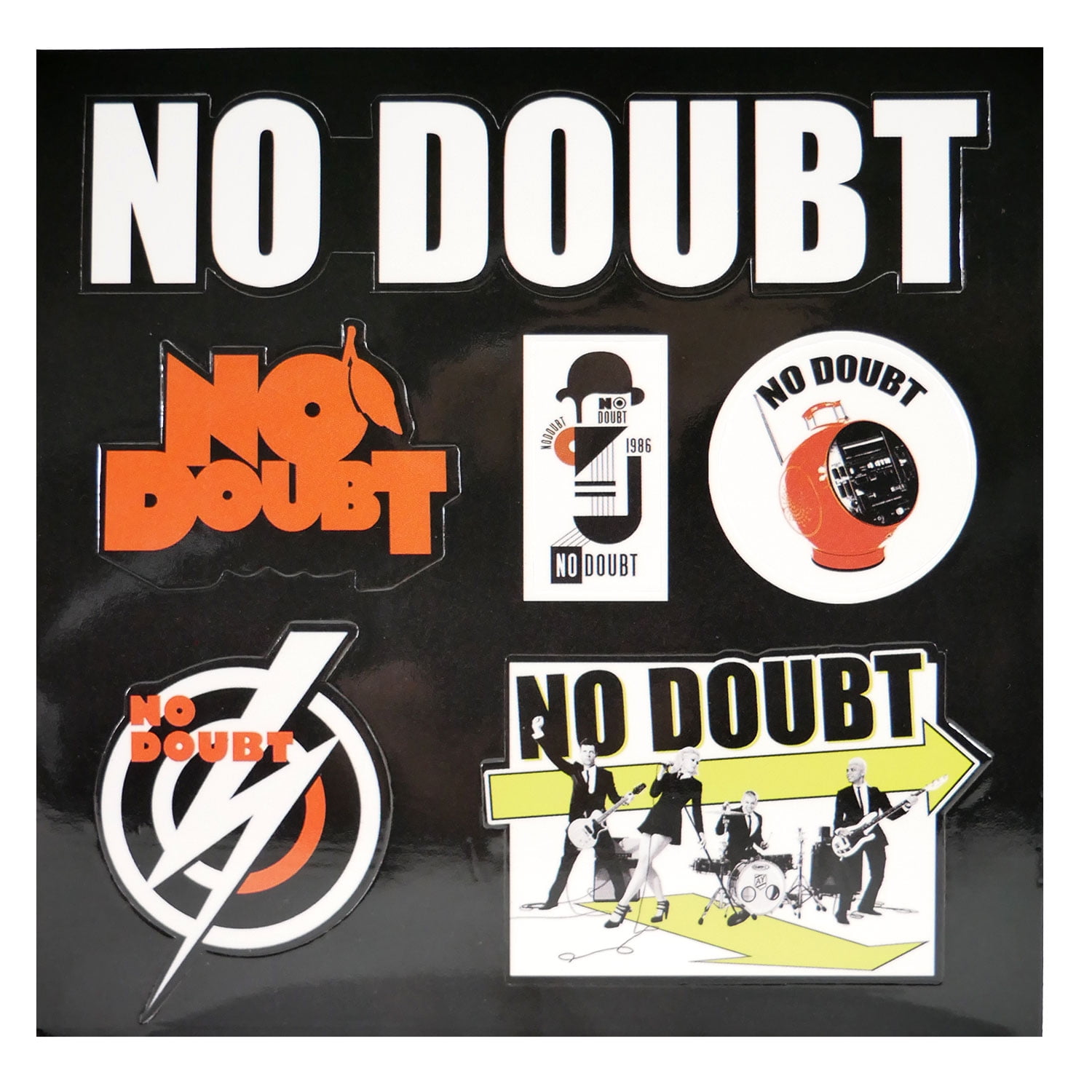 No Doubt Sticker Set - Walmart.com
